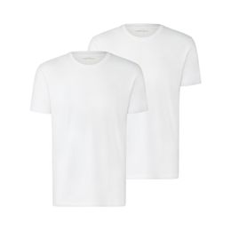 Tchibo - 2 T-Shirts mit Rundhalsausschnitt - Herren - Gr. M - wei&szlig;