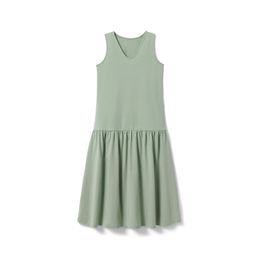 Tchibo - Jerseykleid - M&auml;dchen - Gr. 146/152 - olivgr&uuml;n