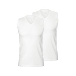 Tchibo - 2 Jersey-Tanktops - Herren - Gr. Xl/7 - wei&szlig;