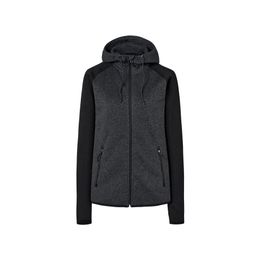 Tchibo - Strickfleece-Jacke - Damen - Gr. L - anthrazit