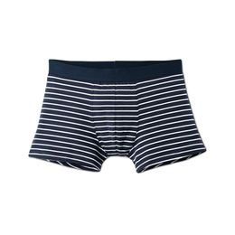 Tchibo - 5 Slipboxer - Herren - Gr. S/4 - dunkelblau/gestreift