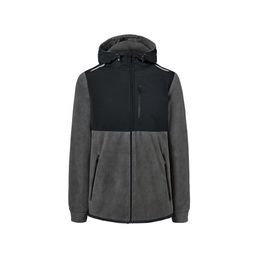 Tchibo - Hybrid-Fleecejacke - Herren - Gr. M - schwarz