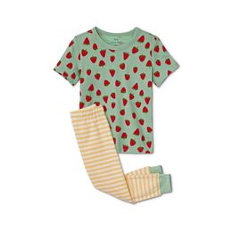 Tchibo - 2 Kinder-Pyjamas - Kinder - Gr. 110/116 - wei&szlig;