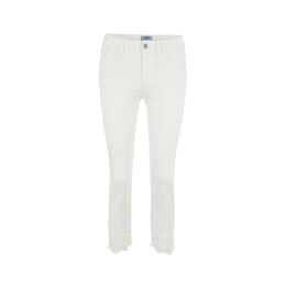 Tchibo - 7/8-Jeans - Damen - Gr. 40 - wei&szlig;