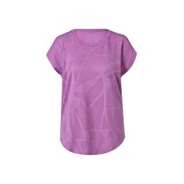 Tchibo - Sportshirt - Damen - Gr. M - violett/jacquard