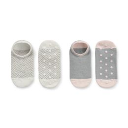 Tchibo - 2 Paar Hausschuhsocken - Damen - Gr. 35-38 - wei&szlig;