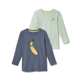 Tchibo - 2 Kleinkinder-Shirts - Kinder - Gr. 122/128 - wei&szlig;