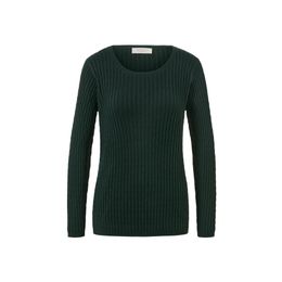 Tchibo - Zopfstrickpullover - Damen - Gr. L - dunkelgr&uuml;n