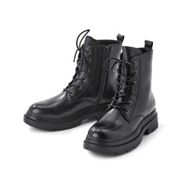 Tchibo - Leder-Boots - Damen - Gr. 42 - schwarz