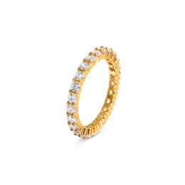 Tchibo - 925 Silber Ring &raquo;Memory&laquo; - Damen - Gr. 18 - wei&szlig;