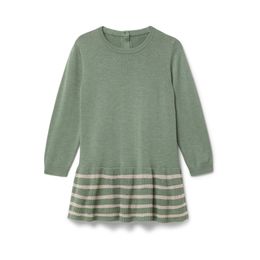 Tchibo - Kinder Strickkleid mit Wolle - M&auml;dchen - Gr. 122/128 - beige