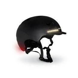Hudora-LED-Fahrrad-und-Skater-Helm - Gr. M - schwarz