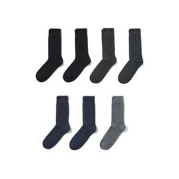 Tchibo - 7 Paar Socken - Herren - Gr. 41-43 - dunkelblau