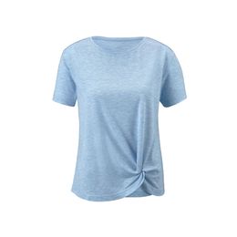 Tchibo - Yogashirt mit Knoten - Damen - Gr. XS - hellblau