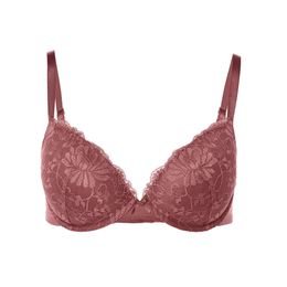 Tchibo - Push-up-BH mit Spitze - Damen - Gr. 85B - terrakotta