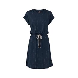 Tchibo - Outdoorkleid - Damen - Gr. M - dunkelblau/print