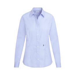 Seidensticker Bluse Slim Fit non iron - Damen - Gr. 48 - hellblau