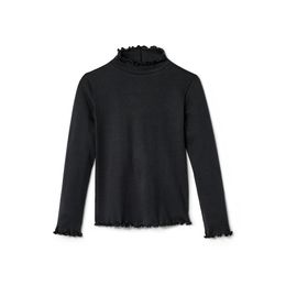 Tchibo - Kinder-Langarmshirt - M&auml;dchen - Gr. 146/152 - schwarz