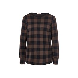 Tchibo - Kariertes Sweatshirt - Damen - Gr. S - schwarz/kariert