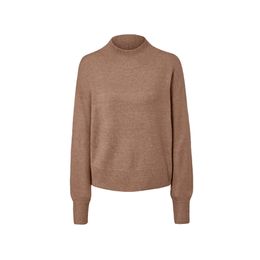 Tchibo - Strickpullover mit kleinem Stehkragen - Damen - Gr. S - beige