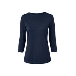 Tchibo - Shirt mit 3/4-Arm - Damen - Gr. XL - dunkelblau
