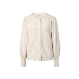 Tchibo - Feinstrickjacke mit Puff&auml;rmeln - Damen - Gr. L - wei&szlig;