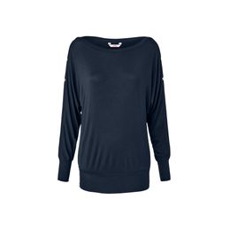 Tchibo - Shirt mit Fledermaus&auml;rmeln - Damen - Gr. M - dunkelblau