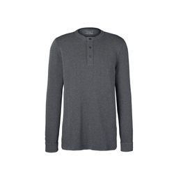 Tchibo - Jacquard-Henley - Herren - Gr. XL - blau