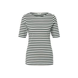 Tchibo - Halbarmshirt - Damen - Gr. M - wei&szlig;/gestreift