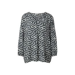 Tchibo - Bluse in Crinkle-Optik - Damen - Gr. 36 - wei&szlig;/print