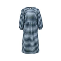 Tchibo - Seersucker-Kleid - Damen - Gr. 34 - schwarz/kariert