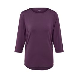 Tchibo - Funktionsshirt mit 3/4-&Auml;rmel - Damen - Gr. M - pflaume