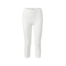 Tchibo - 3/4-Leggings mit Spitzenborte - Damen - Gr. XXL - wei&szlig;