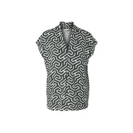 Tchibo - Blusenshirt mit V-Ausschnitt - Damen - Gr. XL - wei&szlig;/print