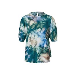Tchibo - Bluse mit Falten - Damen - Gr. 42 - blau
