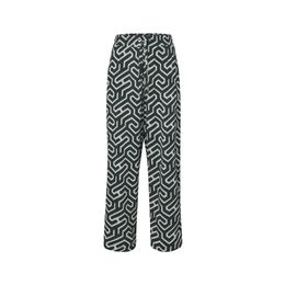 Tchibo - Bedruckte Schlupfhose in Crinkle-Optik - Damen - Gr. 50 - dunkelgr&uuml;n