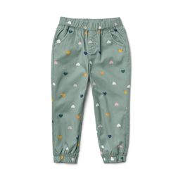 Tchibo - Kinder-Pull on pants ‒ Fit &raquo;Ella&laquo; - Kinder - Gr. 110/116 - gr&uuml;n