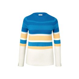 Tchibo - Gerippter Pullover - Damen - Gr. L - creme/gestreift