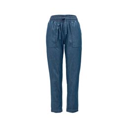 Tchibo - Hose in Denimoptik - Damen - Gr. XL - dunkelblau