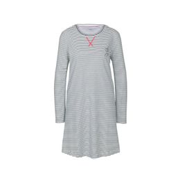 Tchibo - Nachthemd - Damen - Gr. L - dunkelblau/gestreift