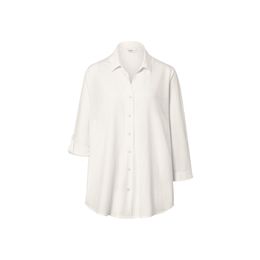 Tchibo - Piqu&eacute;-Jerseybluse - Damen - Gr. S - creme