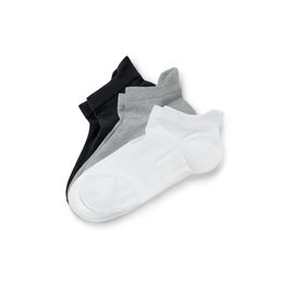 Tchibo - 3 Paar Sportsocken - Damen - Gr. 39-42 - schwarz