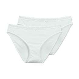 Tchibo - 2 Slips - Damen - Gr. XL - wei&szlig;