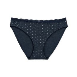 Tchibo - 2 Slips - Damen - Gr. L - dunkelblau/gepunktet
