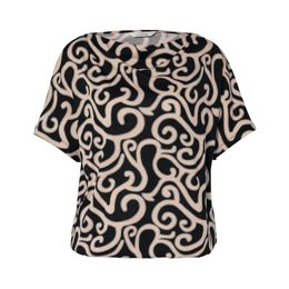 Tchibo - Blusenshirt mit Wasserfallkragen - Damen - Gr. XL - schwarz