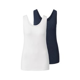 Tchibo - 2 Hemdchen - Damen - Gr. XXL - dunkelblau