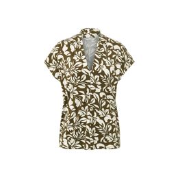 Tchibo - Bedrucktes Blusenshirt mit V-Ausschnitt - Damen - Gr. S - creme/print