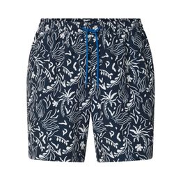 Tchibo - Badeshorts - Herren - Gr. XL - wei&szlig;/print