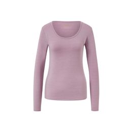 Tchibo - Langarmshirt mit RWS-zertifizierter Wolle - Damen - Gr. M - lila