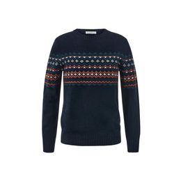 Tchibo - Strickpullover - Herren - Gr. L - creme/print